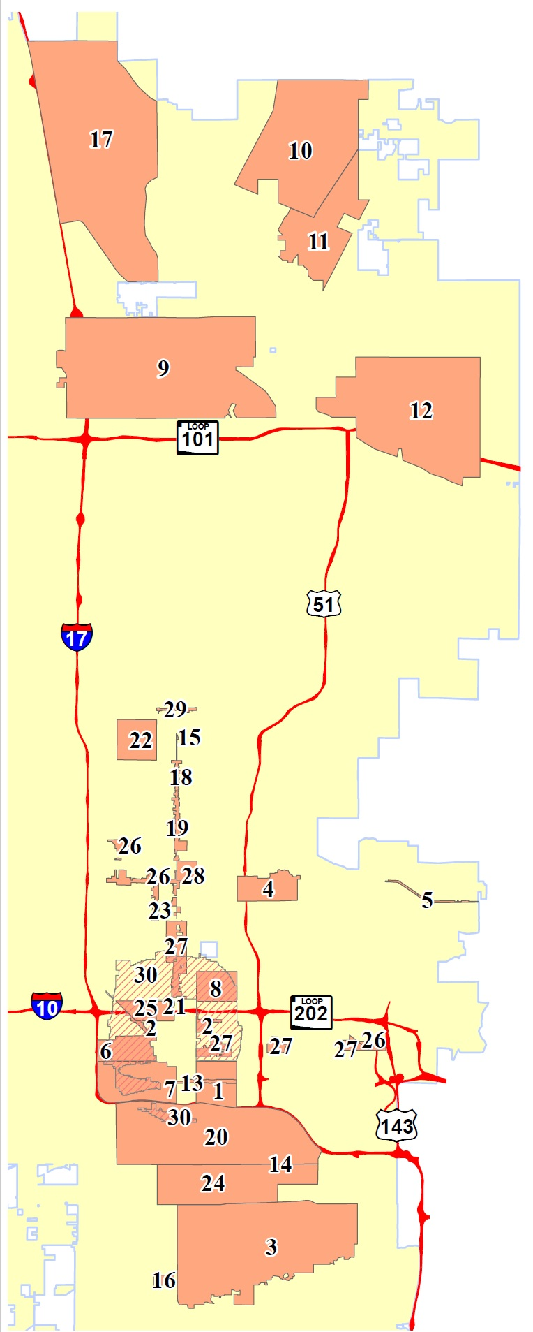 Map of Zoning Overlays and Regulatory Plans | City of Phoenix
